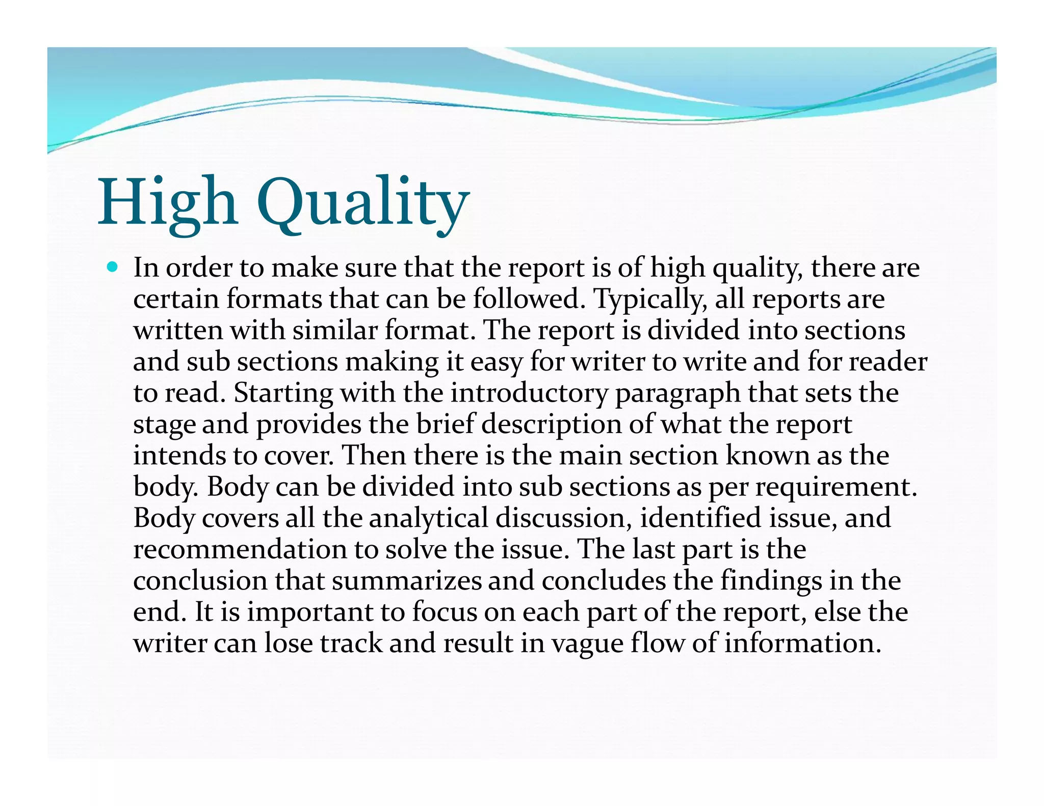 Effective Report Writing | PDF