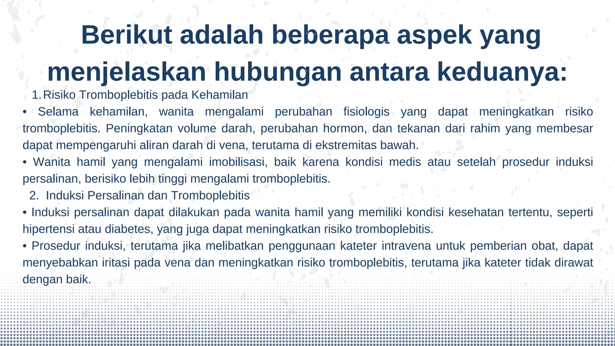 ppt ayu tromboplibitis dan induksi persalinan | PDF