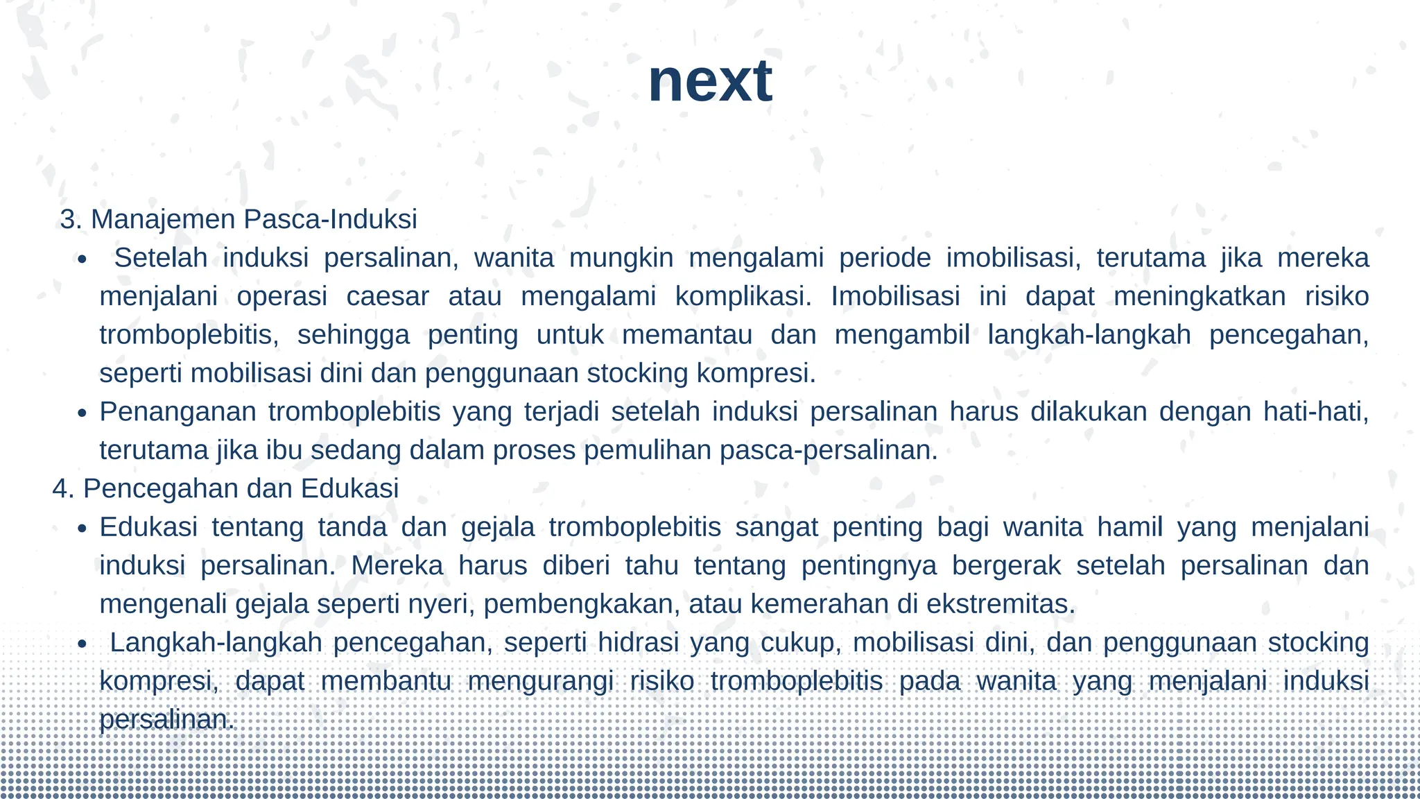 ppt ayu tromboplibitis dan induksi persalinan | PDF