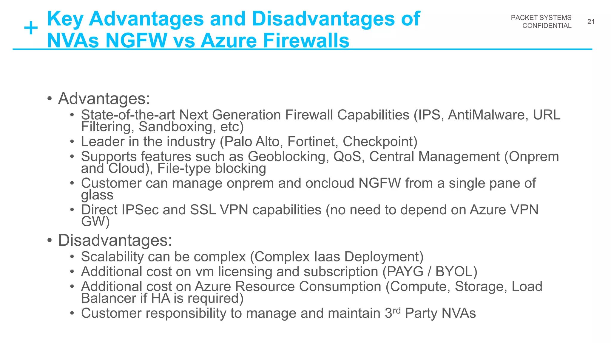 PPT Azure Firewall vs 3rd Party NVA Comparison v1.0.pptx