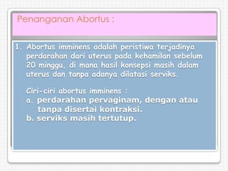 ABORTUS OLEH NURUL LAILI M.U | PPT