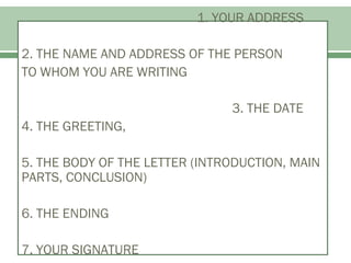 Formal and Informal Letter Writing | PPT
