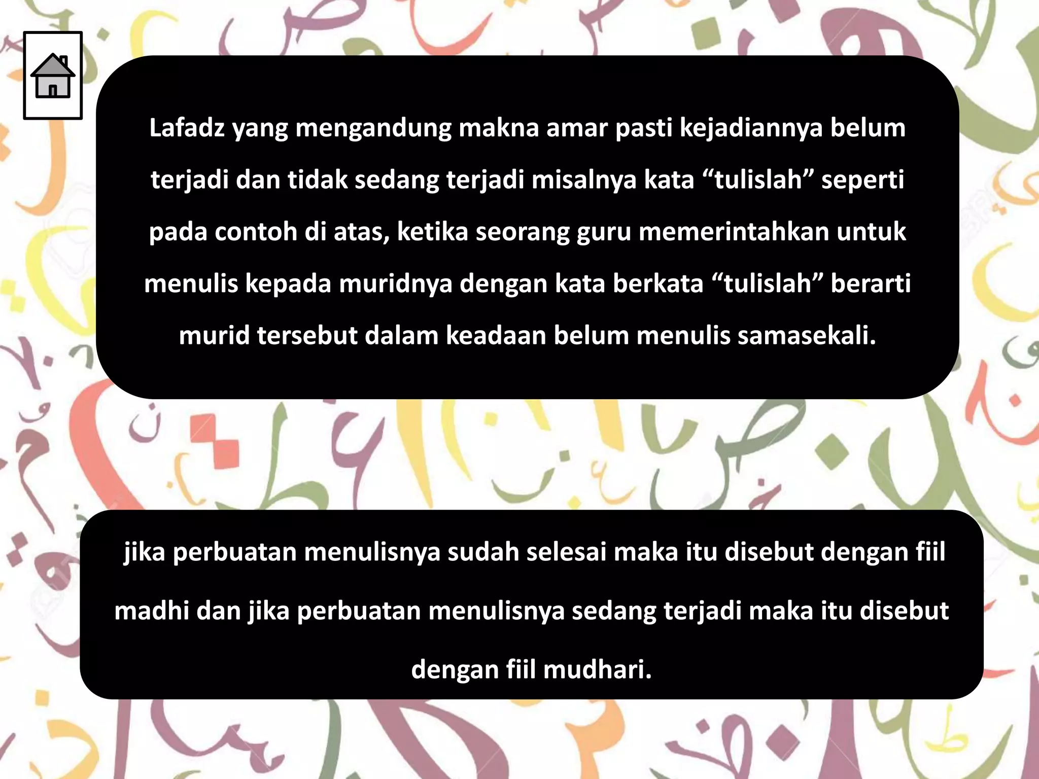 Bahasa Arab Materi Fi'il Amr | PPTX