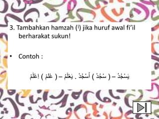 Bahasa Arab Materi Fi'il Amr | PPTX