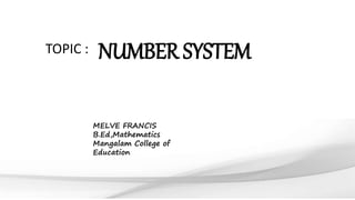 Number System | PPTX