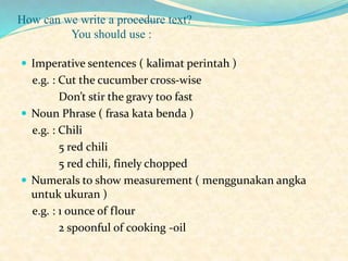 PPT B. Inggris Wajib kelas XII procedure text Hj. Reti R.pptx
