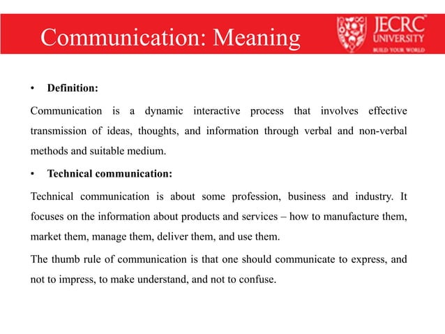 PPT B.Tech. Communication Skills - Unit -I.pptx