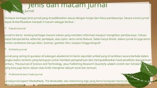 materi bahasa indonesia jurnal beserta struktur-struktur dan abstraknya ...