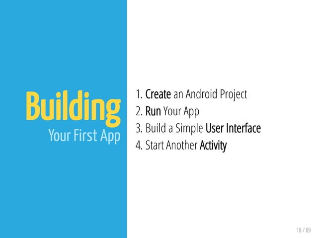 Android Programming Basics | PDF | Operating Systems | Computer Software and Applications