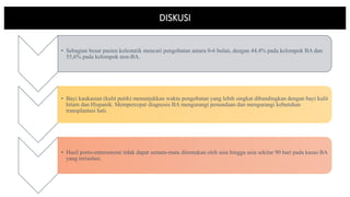 Faktor-Faktor yang Berhubungan dengan Atresia Bilier pada Anak dengan ...