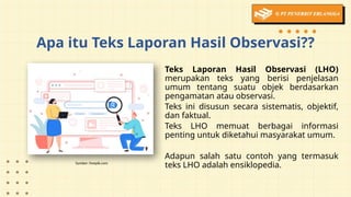PPT BAB 1 - Teks Laporan Hasil Observasi.pptx