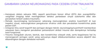 Korelasi neuroimaging dengan hasil fungsional | PPTX