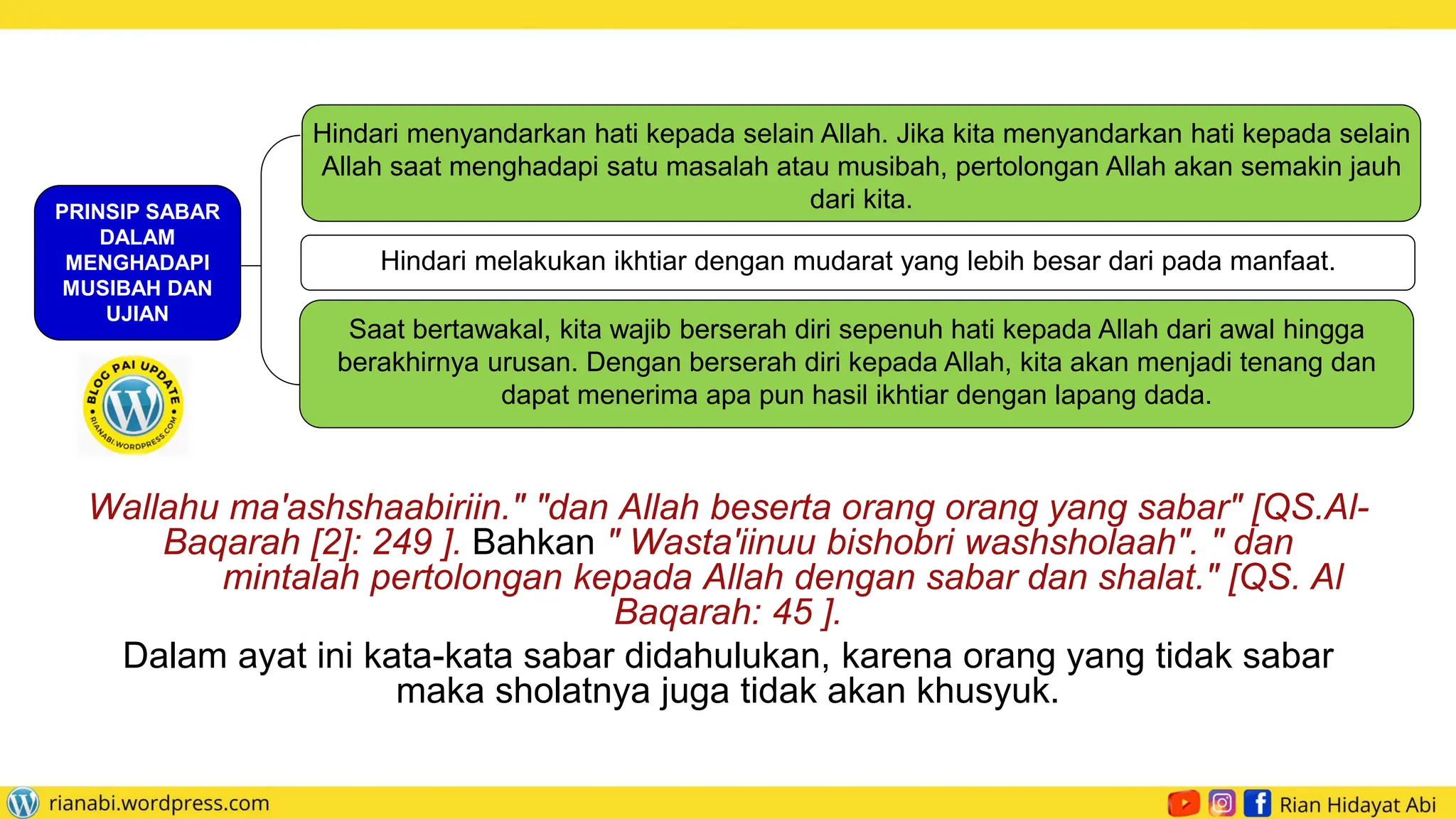 PPT BAB 1 Sabar dalam Menghadapi Musibah dan Ujian [PPT Kurikulum ...