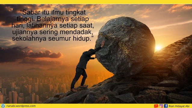 PPT BAB 1 Sabar dalam Menghadapi Musibah dan Ujian [PPT Kurikulum ...