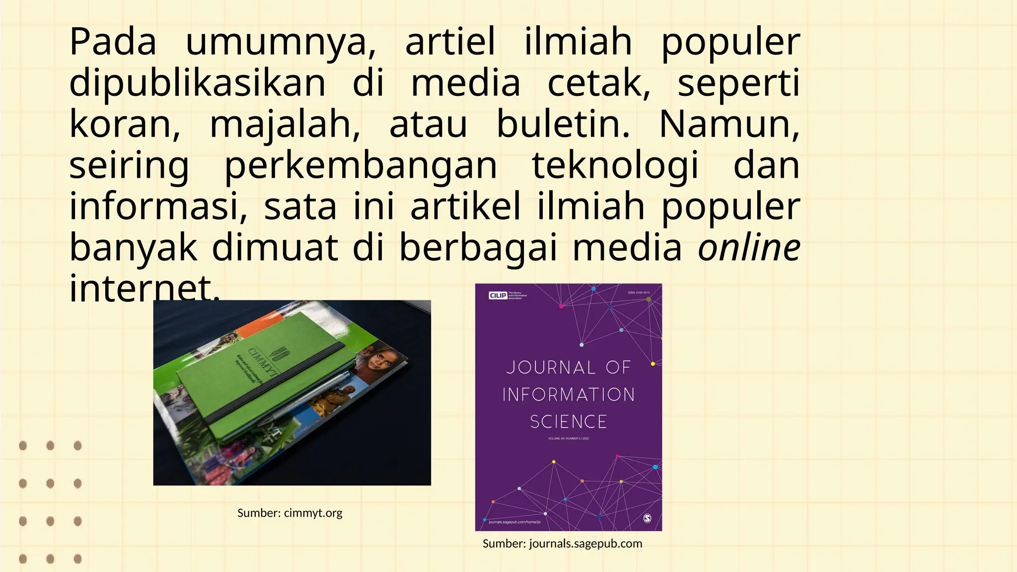Materi menulis artikel ilmiah populer smp kelas 8 | PPTX