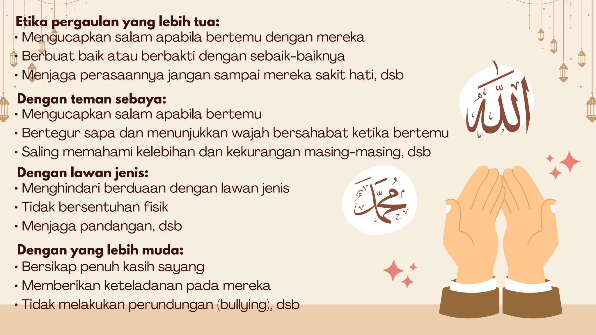 PPT BAB 3 KLS 9 AGAMA ISLAM INDAHNYA ETIKA PERGAULAN DAN KOMUNIASI ...