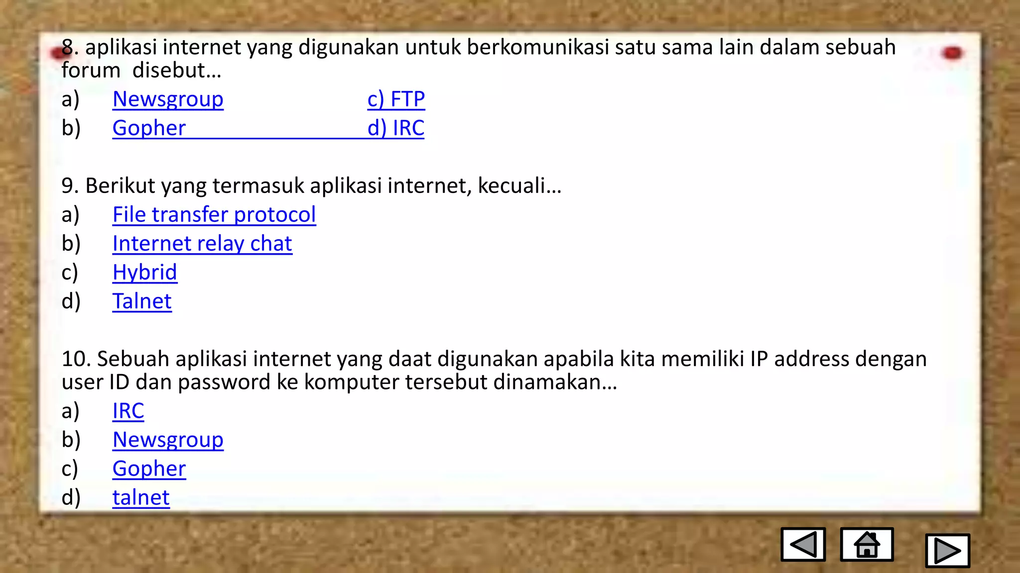 Materi TIK bab 5 Internet kelas 9 | PPTX