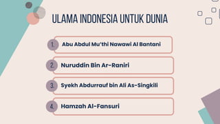 Meneladani Jejak langkah Ulama Indonesia Yang mendunia | PDF