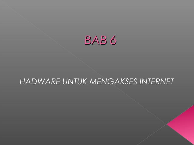 PRESENTASI TIK BAB 6 | PPT