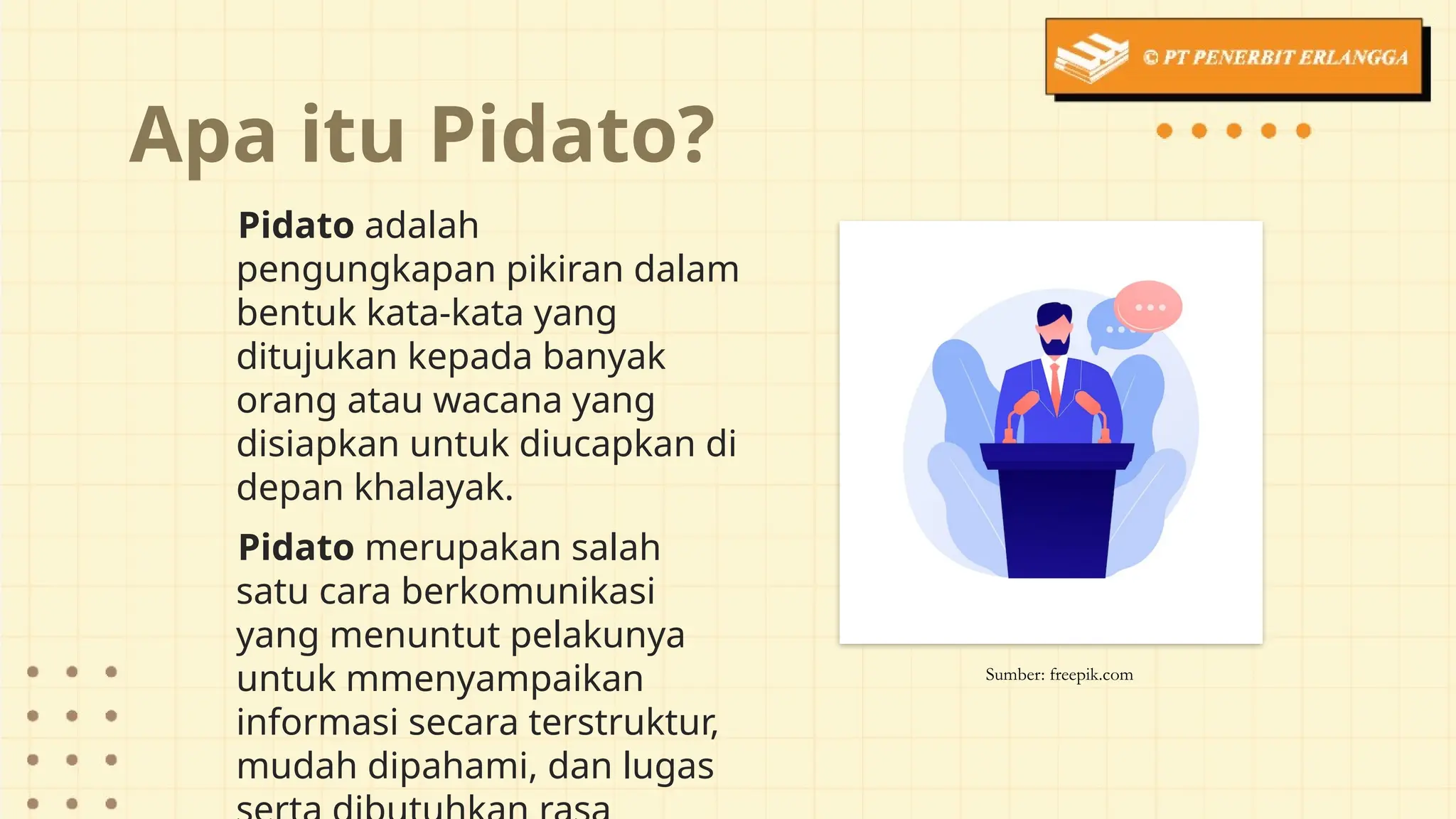 PPT BAB 6 - Teks Pidato.pptxKELASVIIISEMESTER2 | PPT