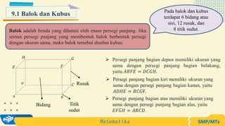 PPT BAB 9 BANGUN RUANG.pptx - bahan kurikulum merdeka | PPTX
