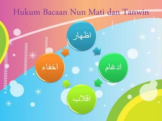 Ppt bab 9 (hukum nun sukun & tanwin) | PPTX