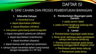 CAHAYA DAN ALAT OPTIK | PPTX