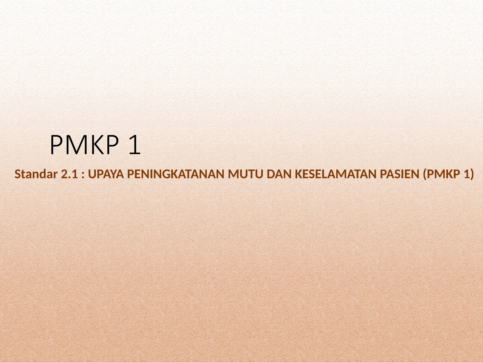 Bab Ii Akreditasi Klinik Pratama Xo Pptx