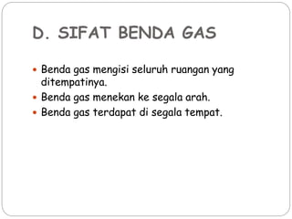 SIFAT BENDA | PPTX