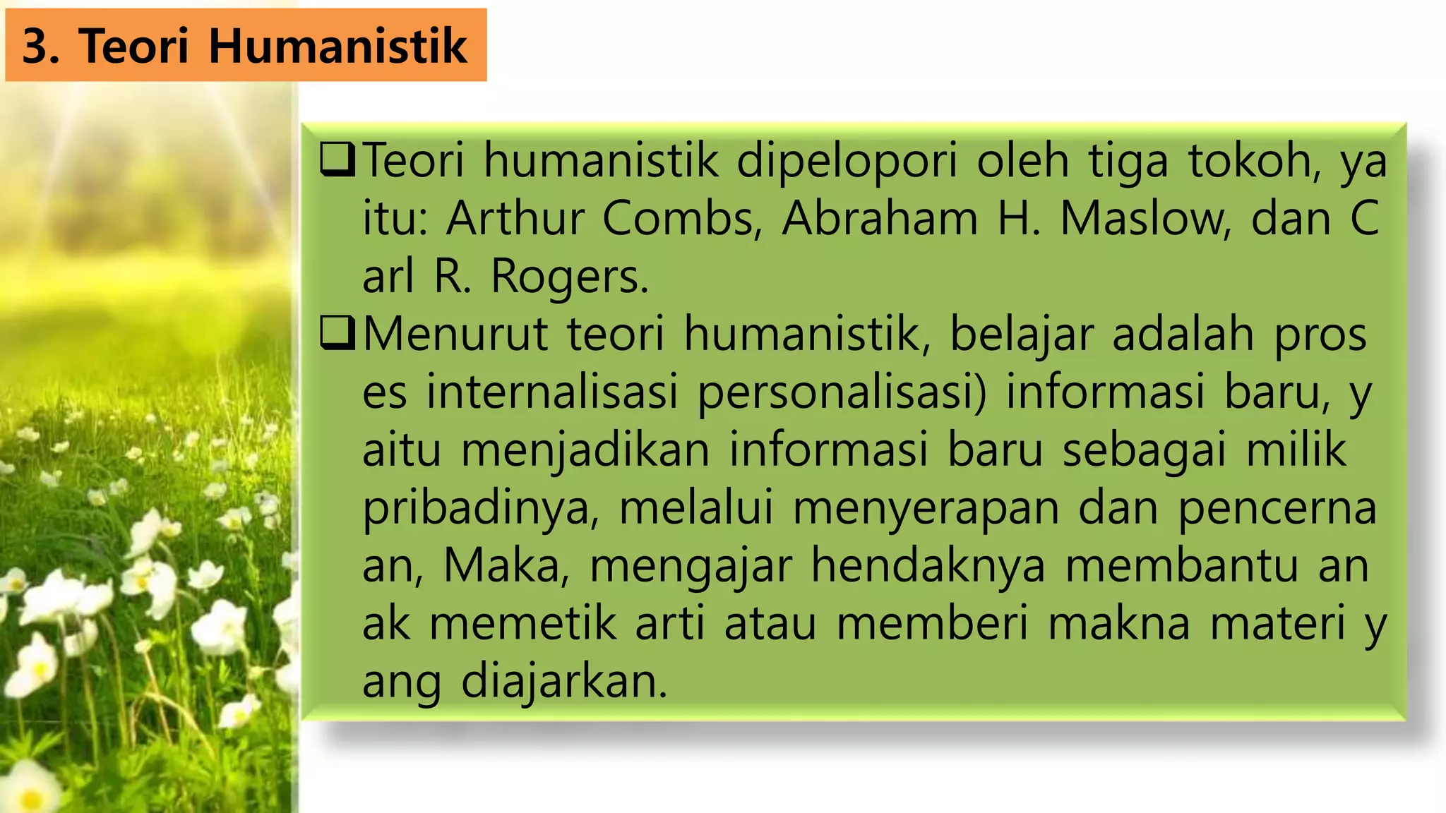 kurikulum dan teori belajar | PPTX