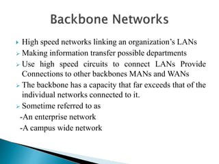 PPT Backbone And Networks | PPTX