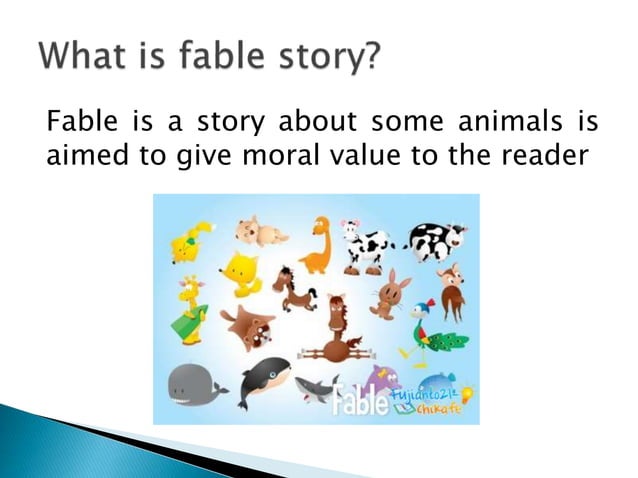 Bahan Ajar Narrative Text (Fable) | PPTX