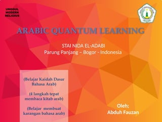 PPT BAHASA ARAB - QUANTUM LEARNING PPG.pptx