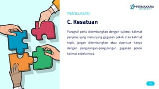 Penyusunan Paragraf Primakara Informatika IFPagi3 | PPT