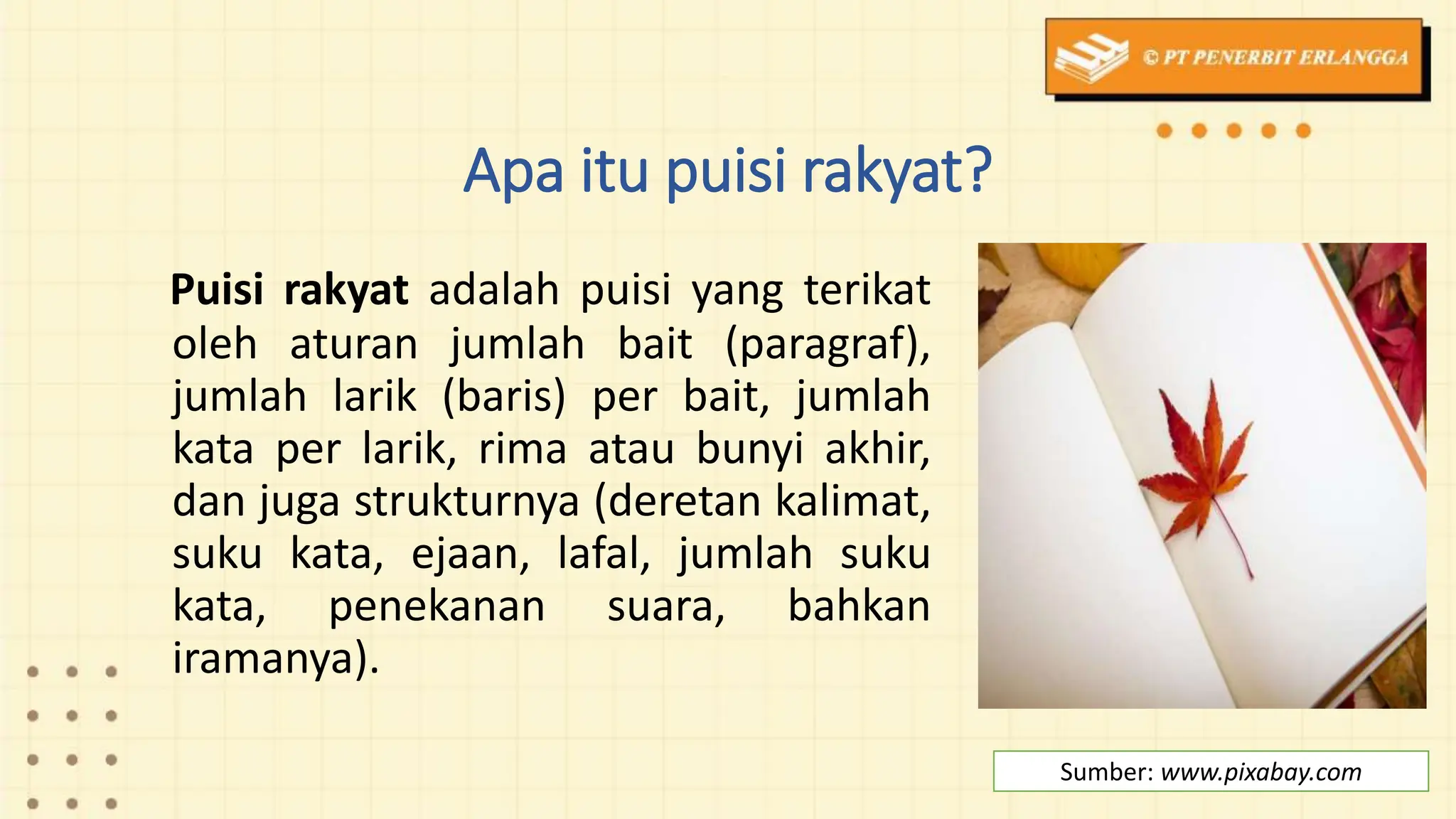 PPT Bahasa Indonesia Puisi Rakyat kelas 7.pptx
