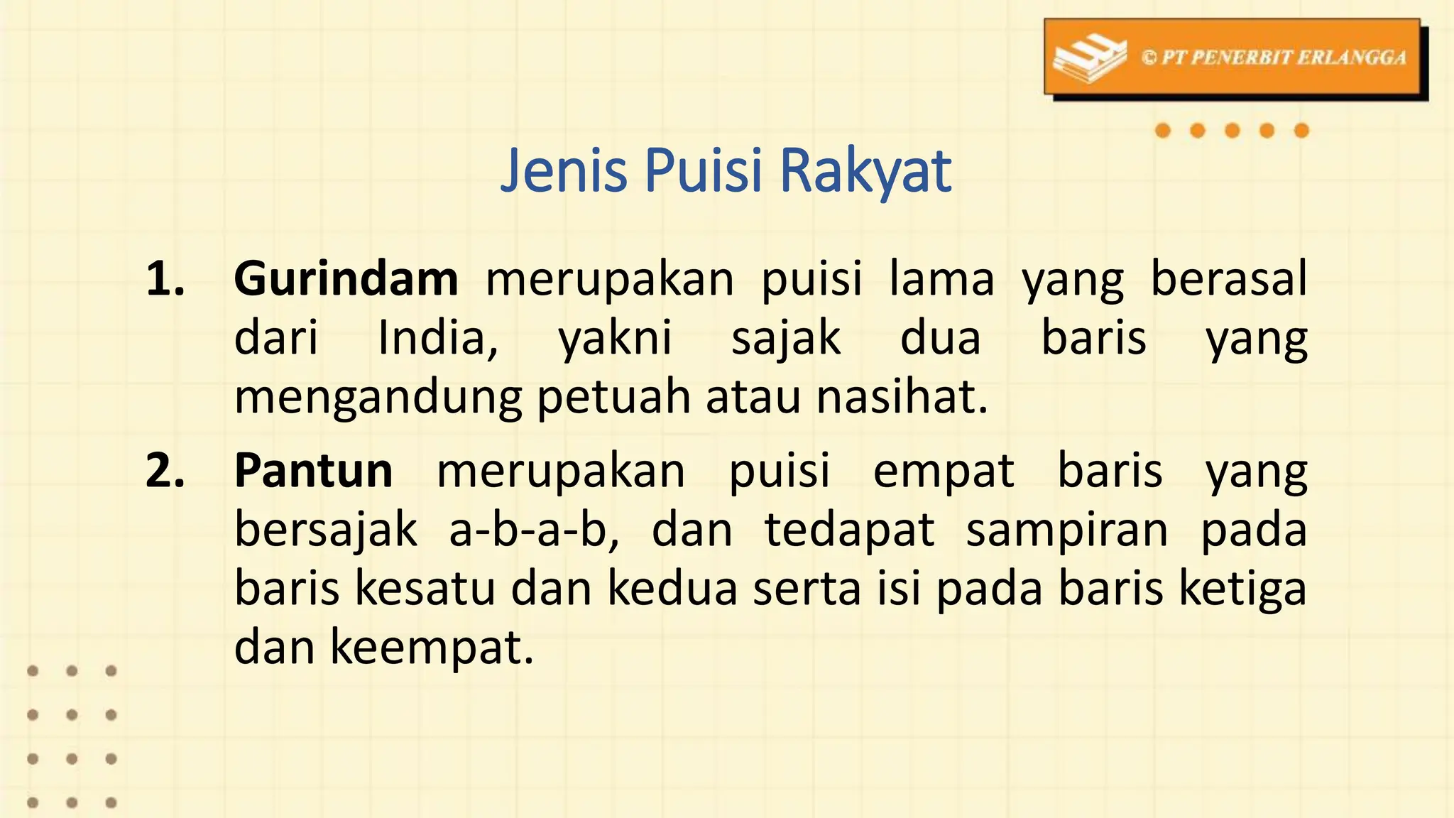 PPT Bahasa Indonesia Puisi Rakyat kelas 7.pptx