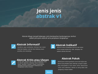 Karakteristik Dan Cara Menyusun Abstrak.pptx