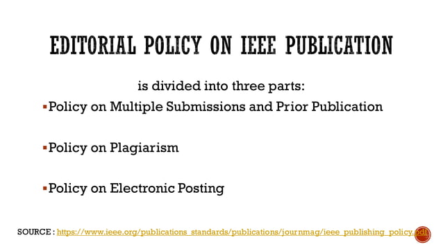 PRESENTATION TASK OF IEEE WRITING FORMAT | PPT