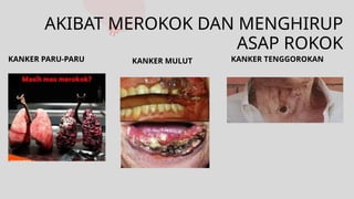 PPT BAHAYA MEROKOK MEMBAHAS TENTANG DEFINISI ROKOK JENIS-JENIS ROKOK ...