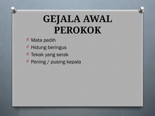 penyuluhan bahaya merokok orang awam | PPTX