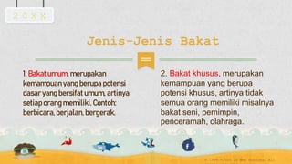 PPT BAKAT DAN MINAT untuk bimbingan dann konseling | PPTX