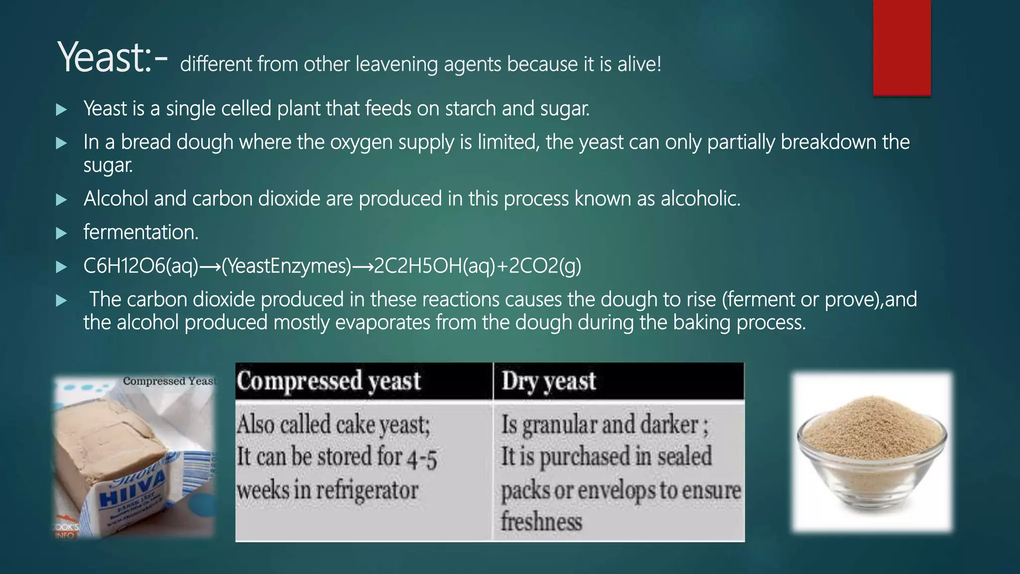 Role of ingredients in bakery industry | PPTX