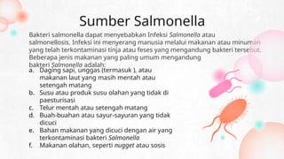 ppt bakteri salmonella dan taksonominya dan karakteristiknya | PPTX