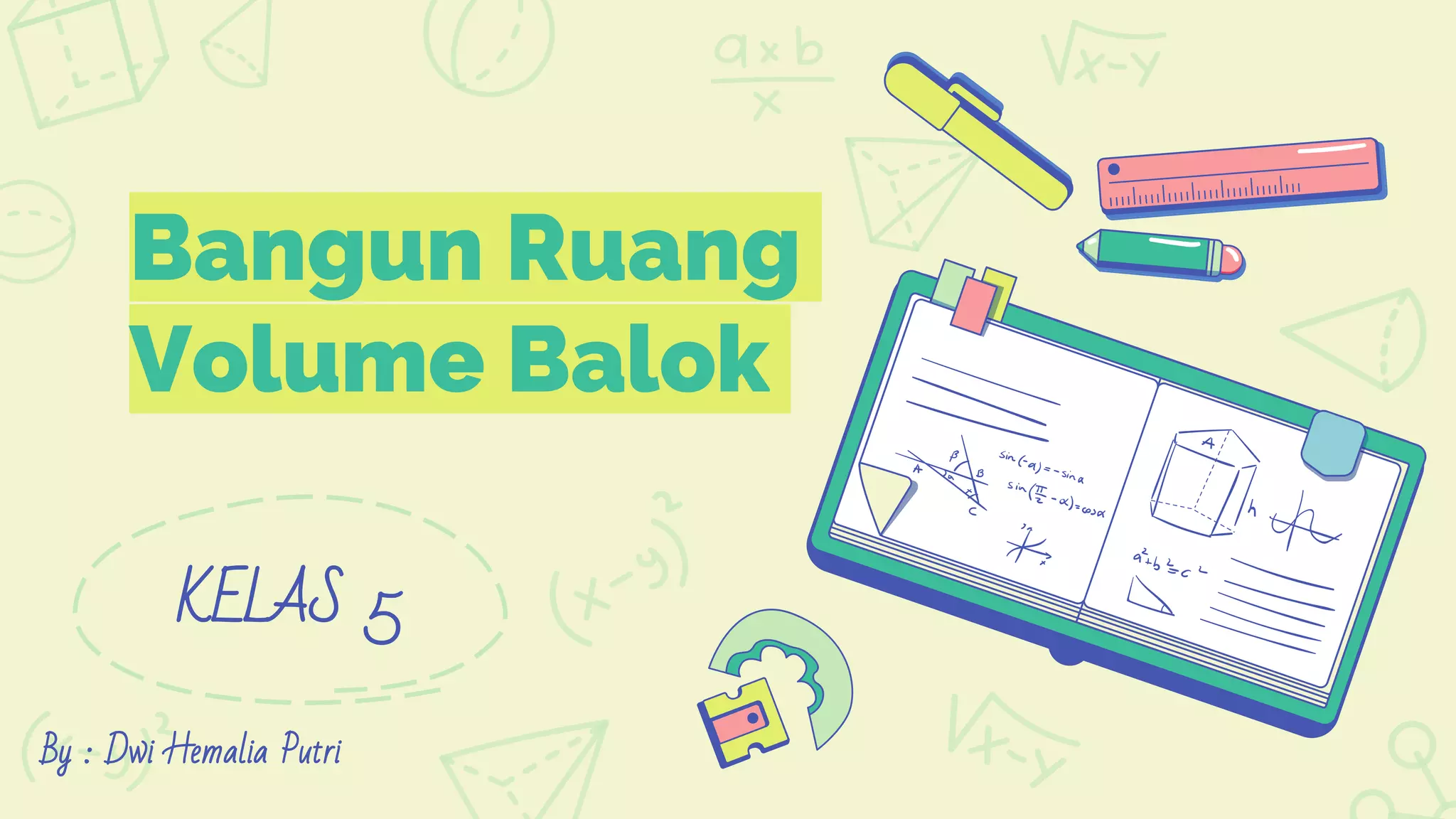 Bangun Ruang, Volume Balok | PPT