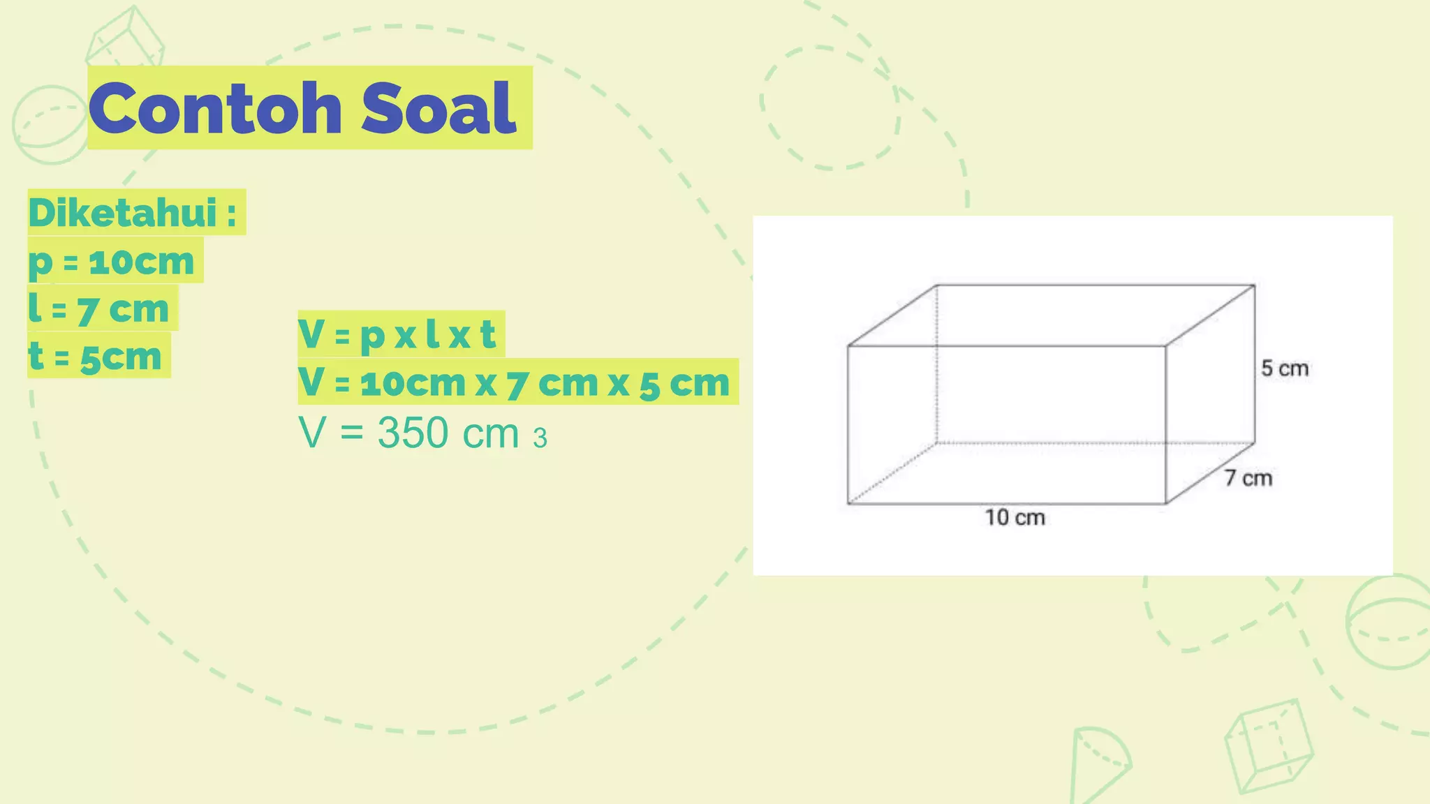 Bangun Ruang, Volume Balok | PPT