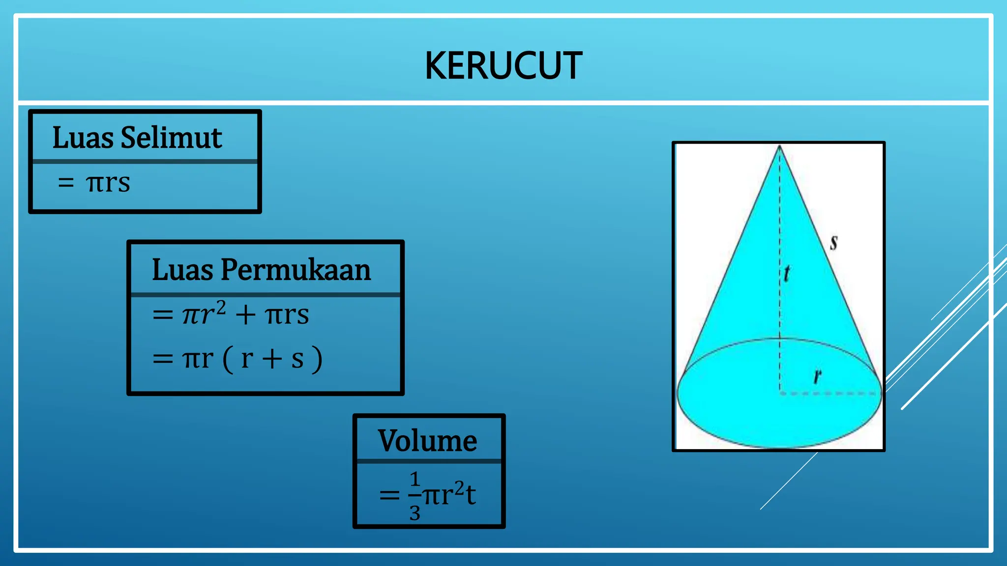PPT Bangun Ruang Sisi Lengkung kelas IXpptx | PPTX