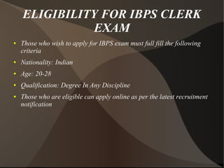 Ppt bank clerk | ODP