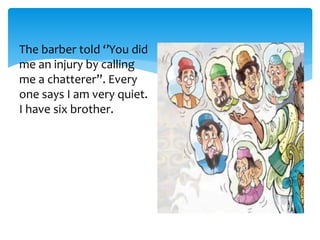 class 5 eng TALKATIVE BARBER | PPTX