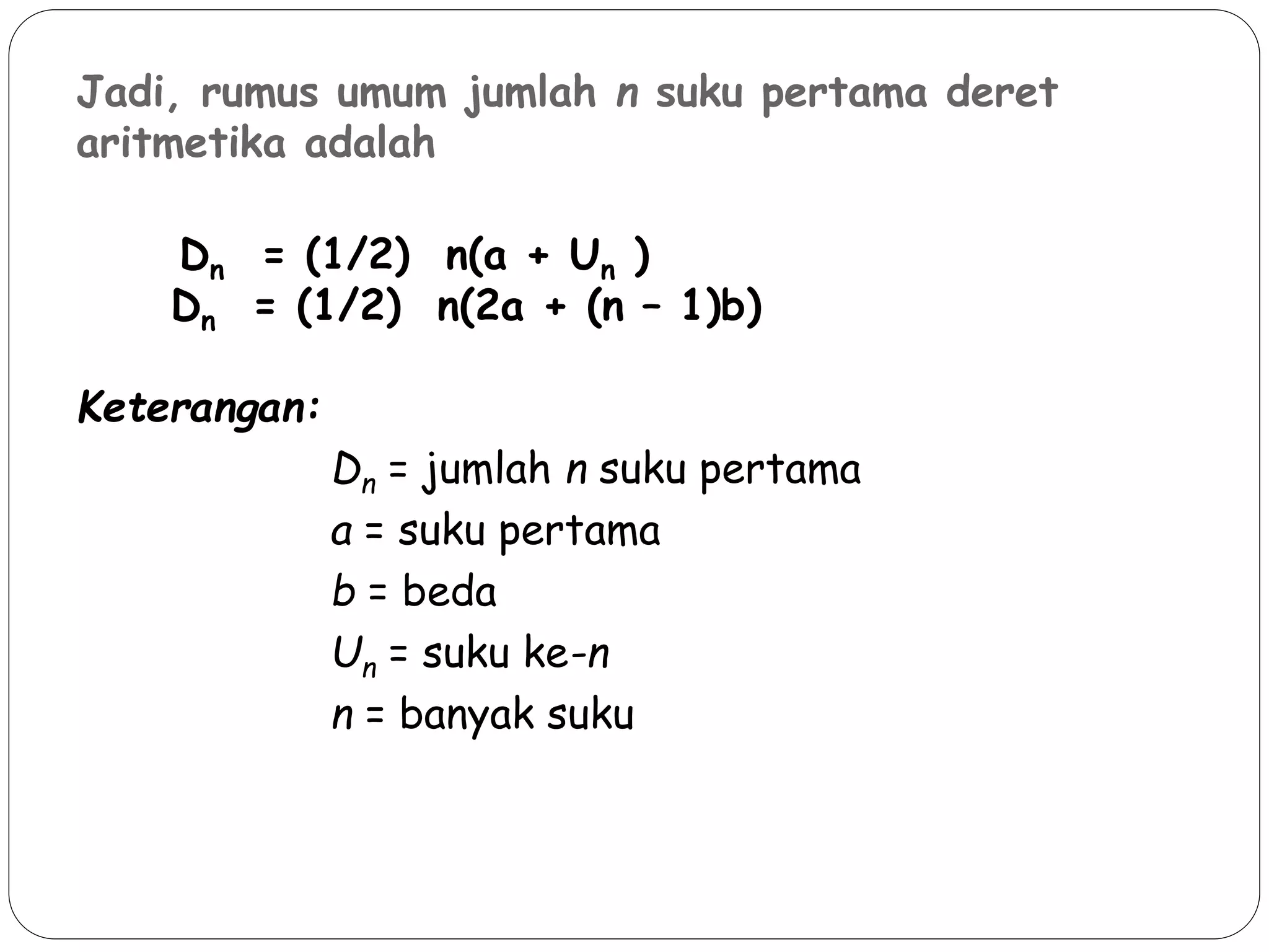 Ppt barisan dan deret | PPTX