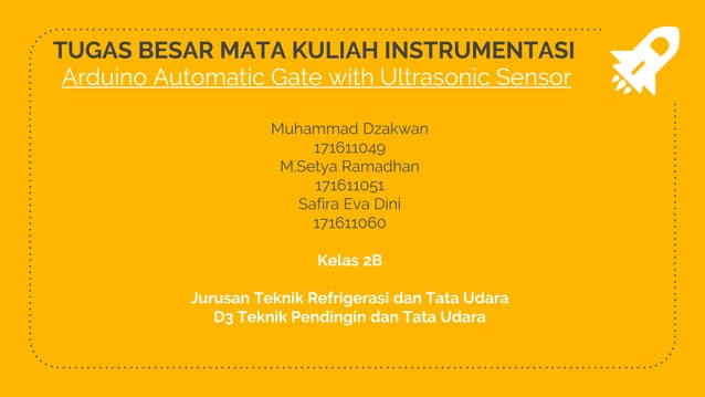 Ppt instrumentasi "automatic gate" | PPT